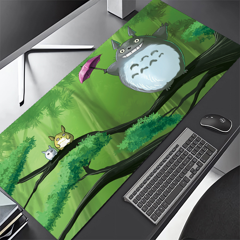 Totoro Spirited Away Mouse Pad Large Cartoon Cute Gamer Desk Mat Kawaii ...
