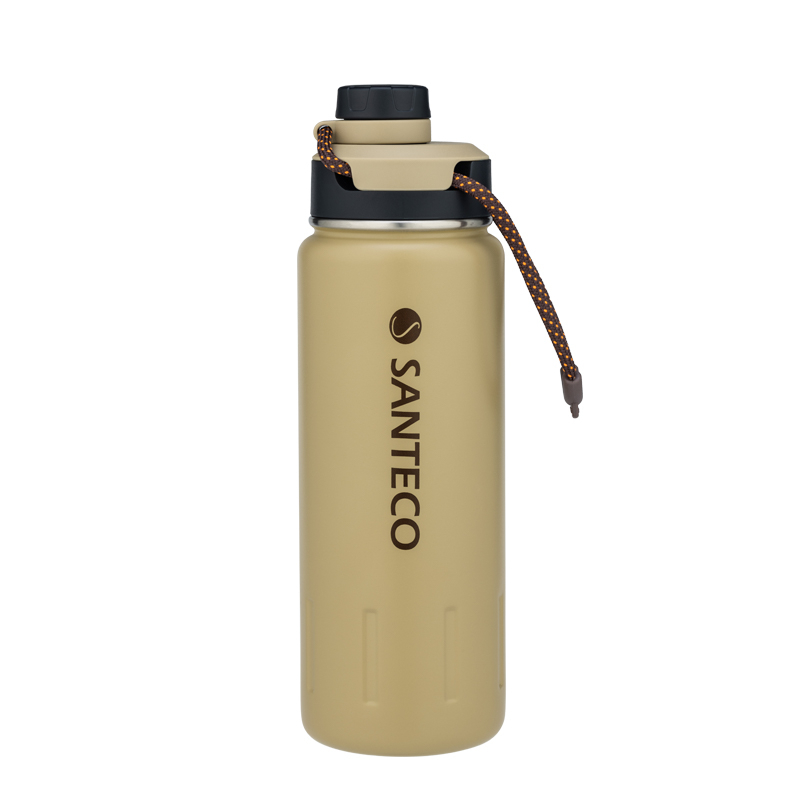 Santeco Flask 24oz(710ml) Tumbler Vacuum Insulated Stainless Steel Drinking Water Tumbler Bottle ...