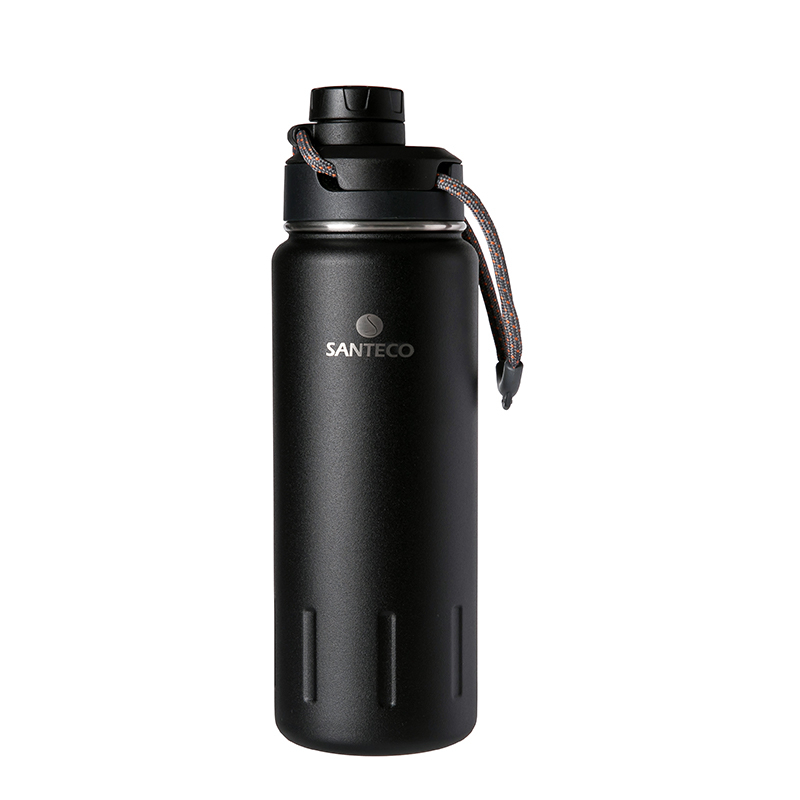 Santeco Flask 24oz(710ml) Tumbler Vacuum Insulated Stainless Steel Drinking Water Tumbler Bottle ...