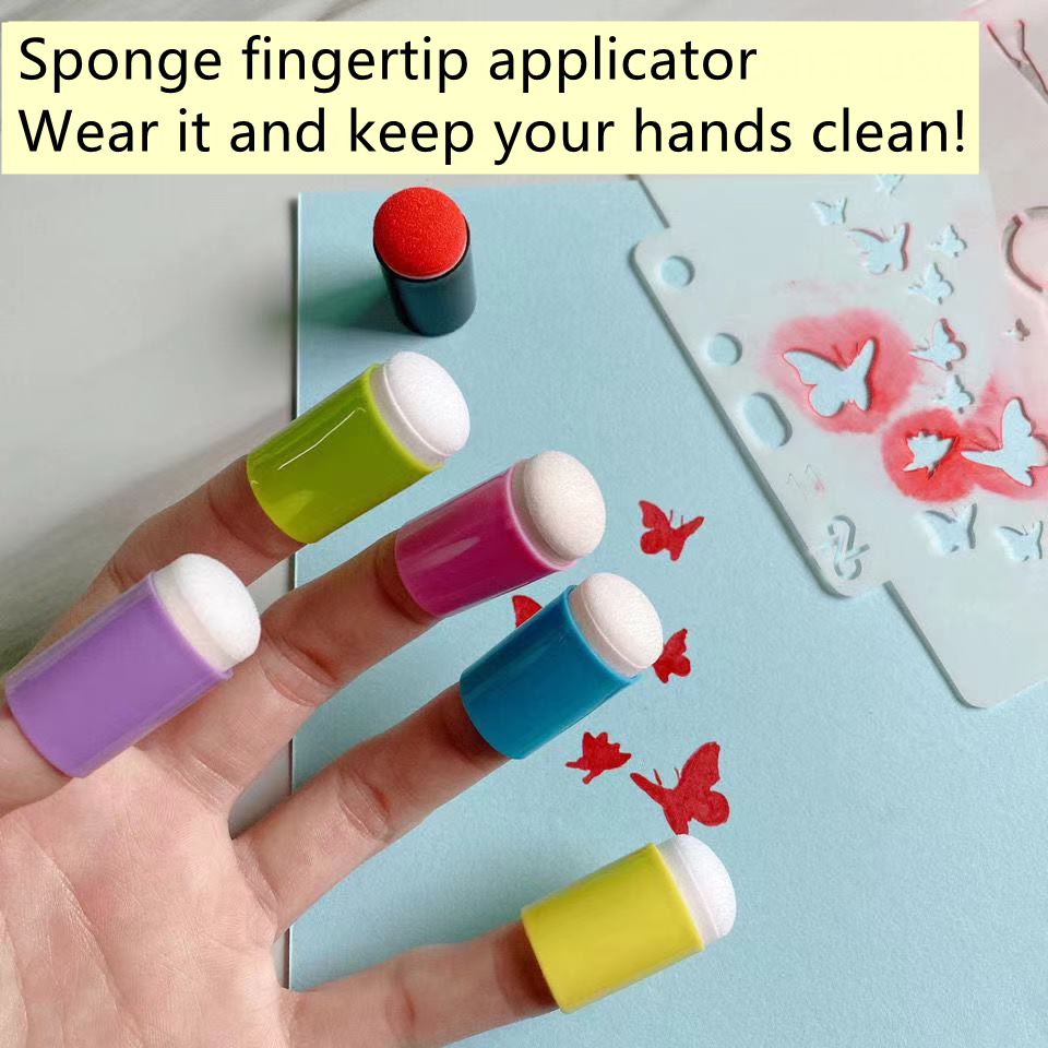 Sponge Finger Stall Drawing Tools Hand-Painted Painting Tool Sponge ...