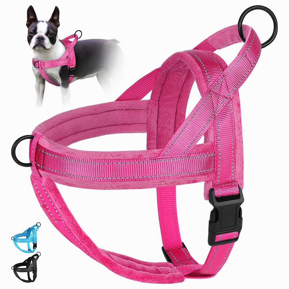 Quick Fit Adjustable No Pull Dog Harness with Handle Strap Vest Front ...