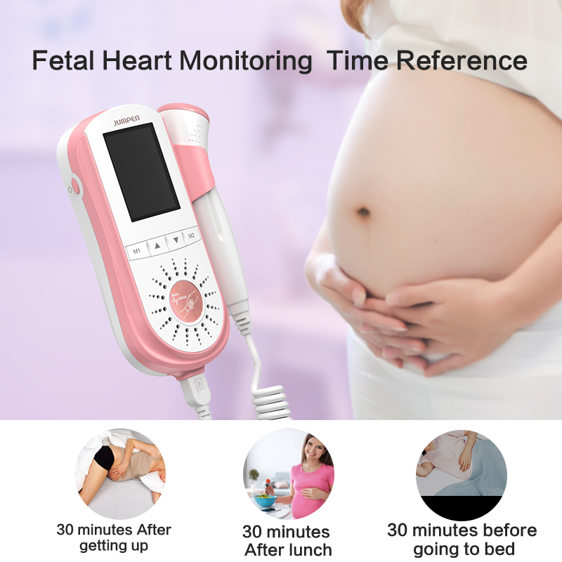 JUMPER 100E fetal doppler with waveform TFT color display Baby Heart ...