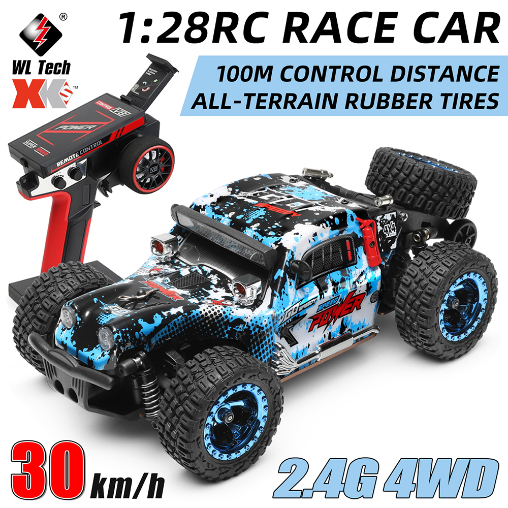 WLtoys 284010 284161 1/28 RC Car 2.4G With LED Lights 4WD High Speed ...