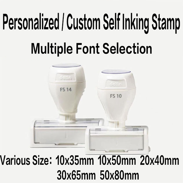 Personalized Crystal Stamp (Cutsom)ink【Free ink 】/COMPANY Stamp ...