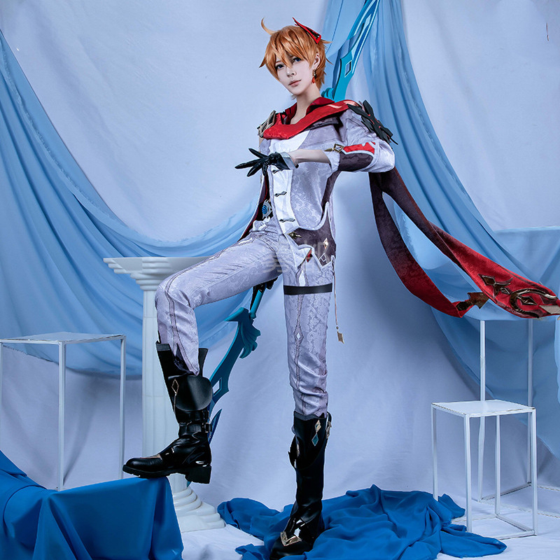 【Ready Stock】Game Genshin Impact Tartaglia Cosplay Costume Childe ...