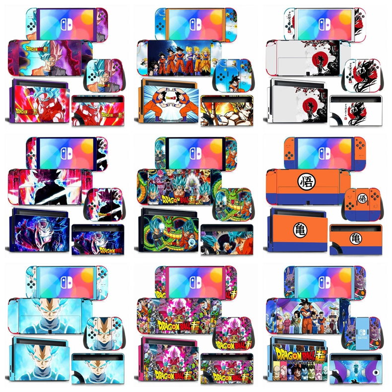 DRAGON BALL Pattern Skin Sticker Compatible with Nintendo Switch OLED ...