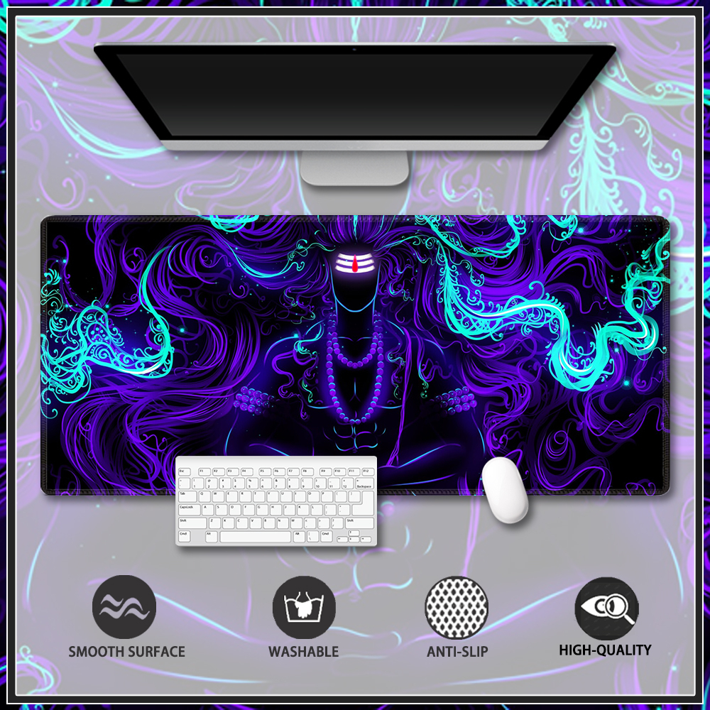 Mahakala Customised Mouse Pad Gaming Table Mat Stitched Edge Rubber ...