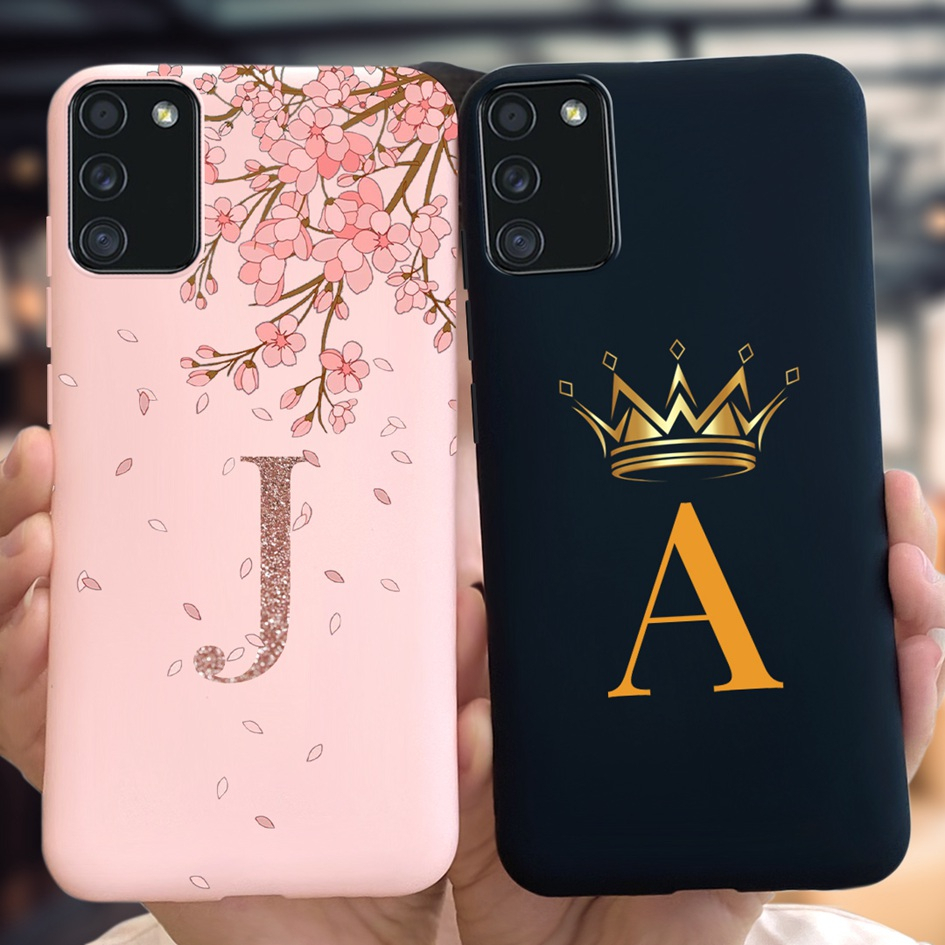 Cute Letters Casing Samsung Galaxy A02s Case SM-A025F SM-A025G A 02S ...