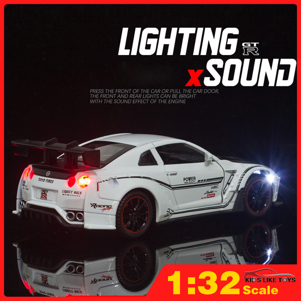KLT 1: 32 JDM Nissan GTR R35 Alloy Model Car For Children Toys Cars ...