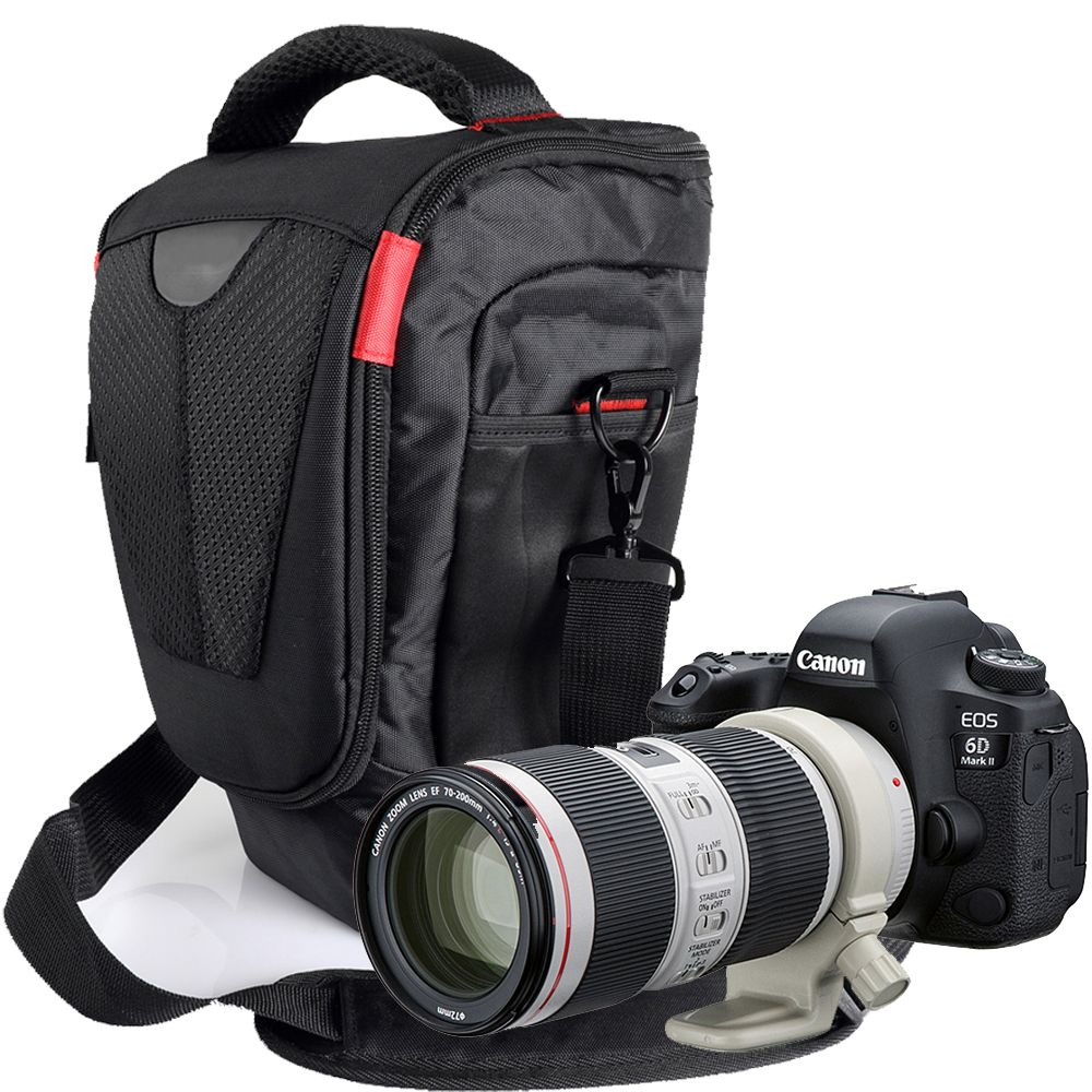 Large Waterproof DSLR Camera Bag For Canon EOS 6D 6D2 5D Mark IV II III ...