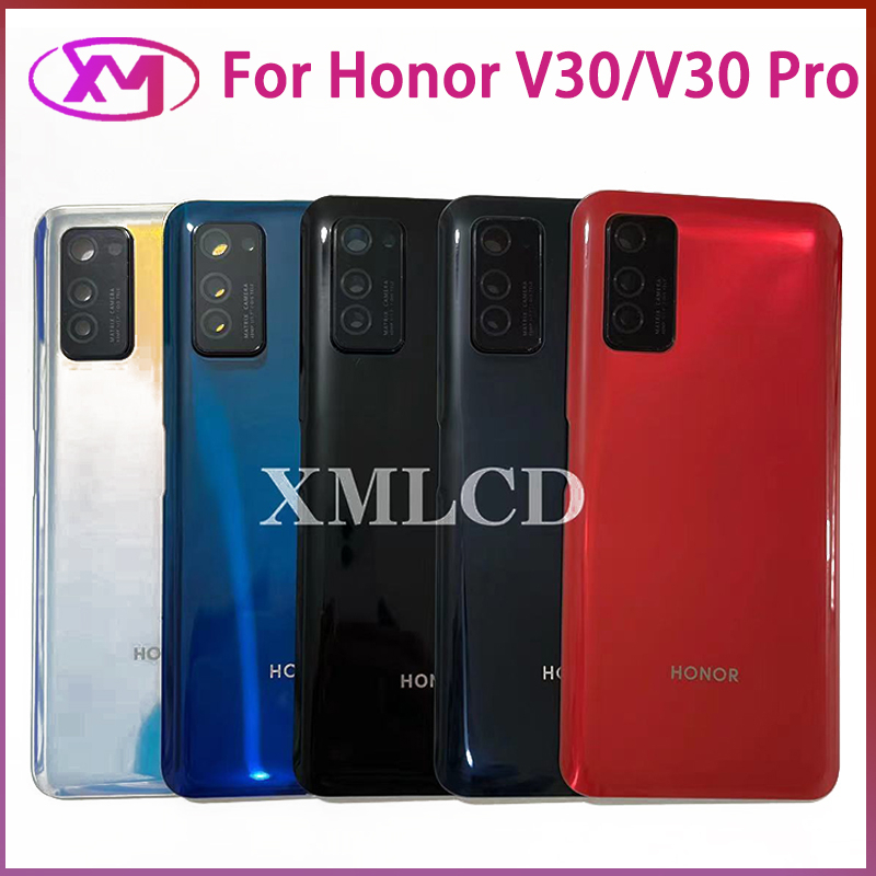 For Huawei honor V30 Pro Back battery Cover Door Housing case Rear ...