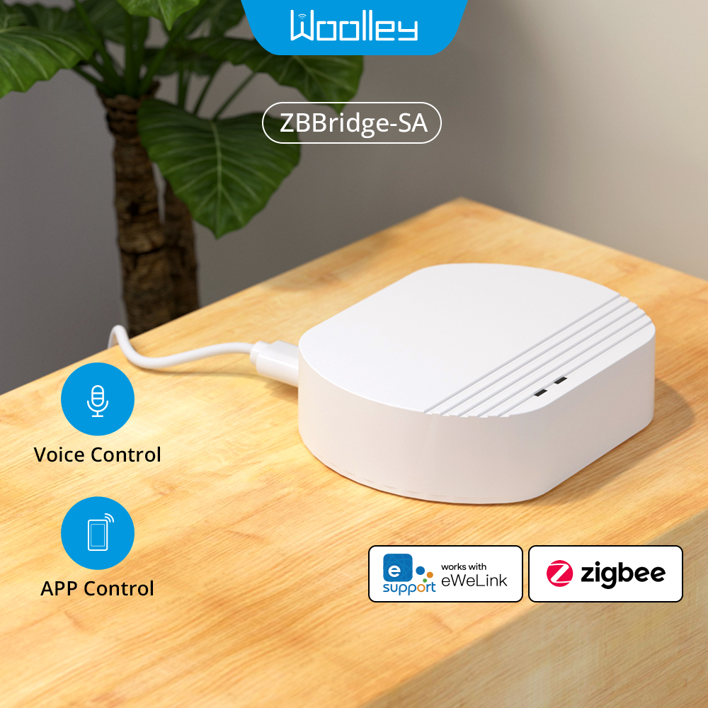 Woolley ZBBridge-SA Zigbee 3.0 Hub Wireless Zigbee Gateway Smart Home ...