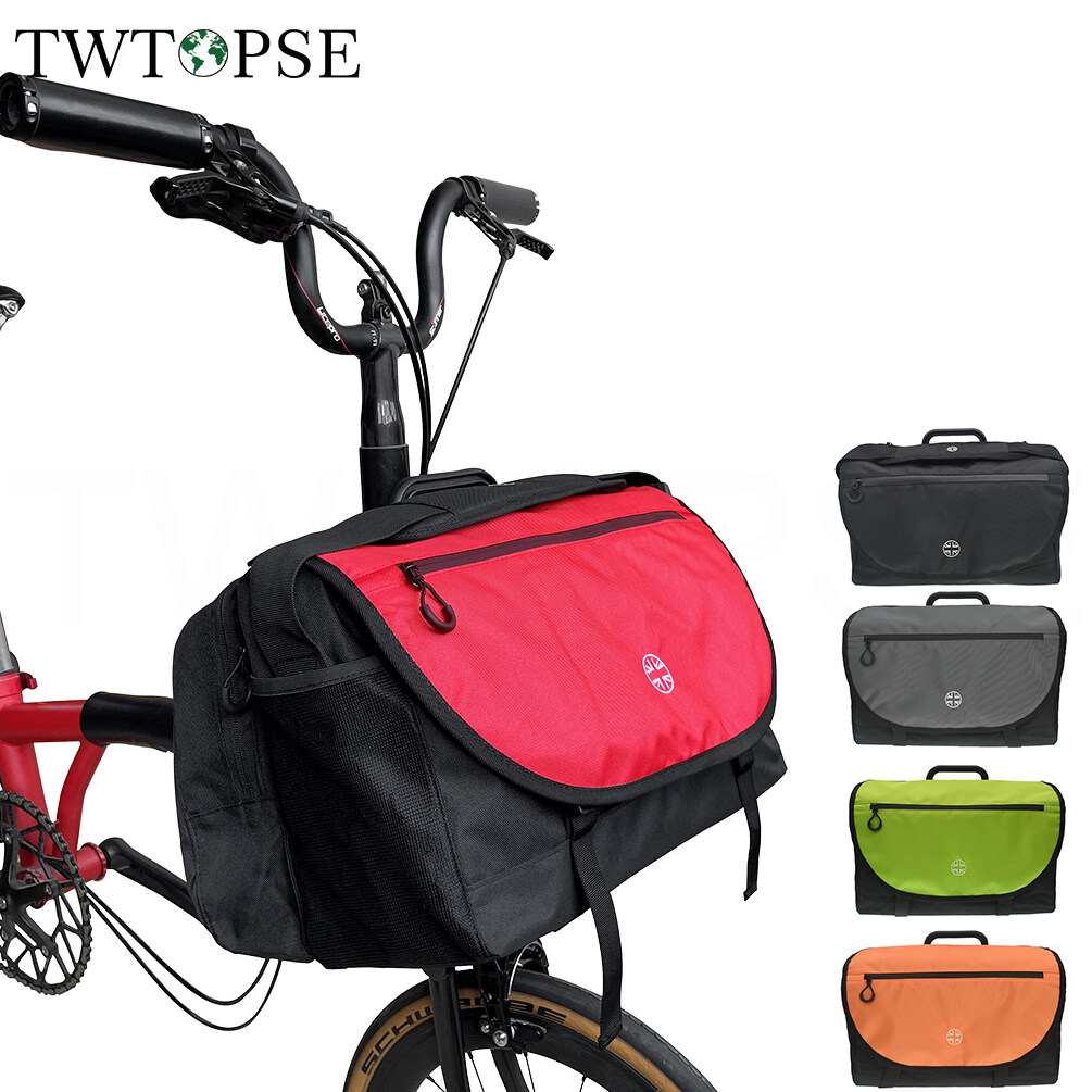 TWTOPSE Bicycle Classic Messenger S Bag For Brompton Folding Bike 15L ...