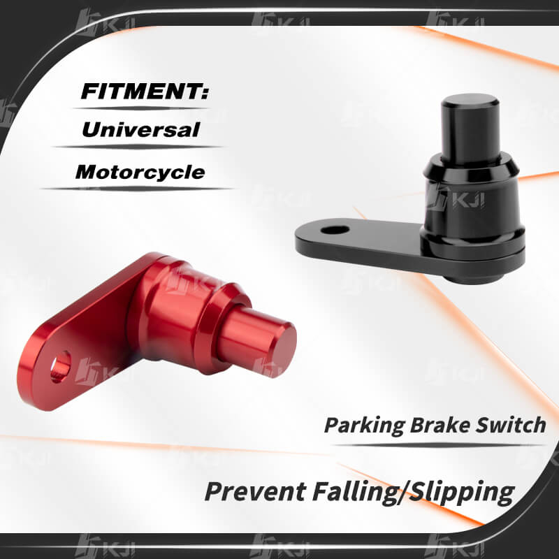 Motorcycle Parking Brake Switch CNC Aluminum Brake Lever Lock to ...