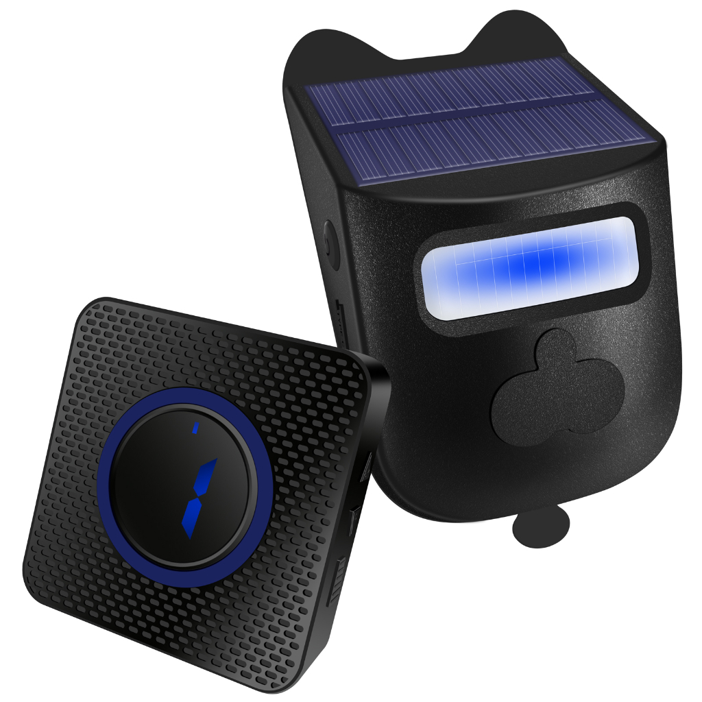 Solar Wireless Doorbell Low Power Home Waterproof 300M Door Bell Chime ...