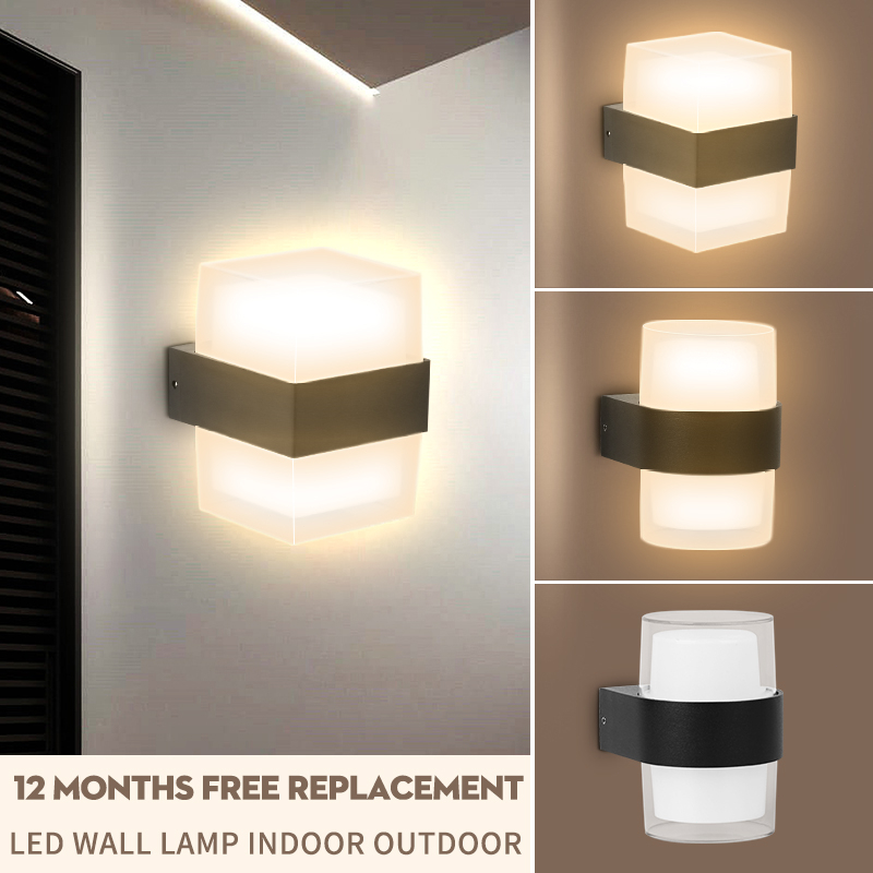 LED Wall Lamp Outdoor Waterproof Light Wall Lights Living Room Effect ...