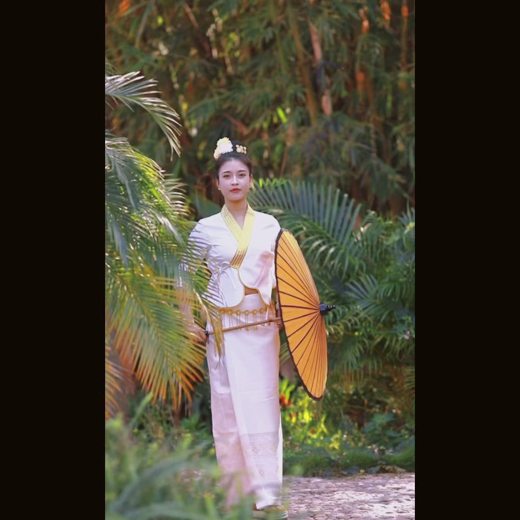 T Thailand Vietnam Southeast Asian Costume Western Double Version Na ...