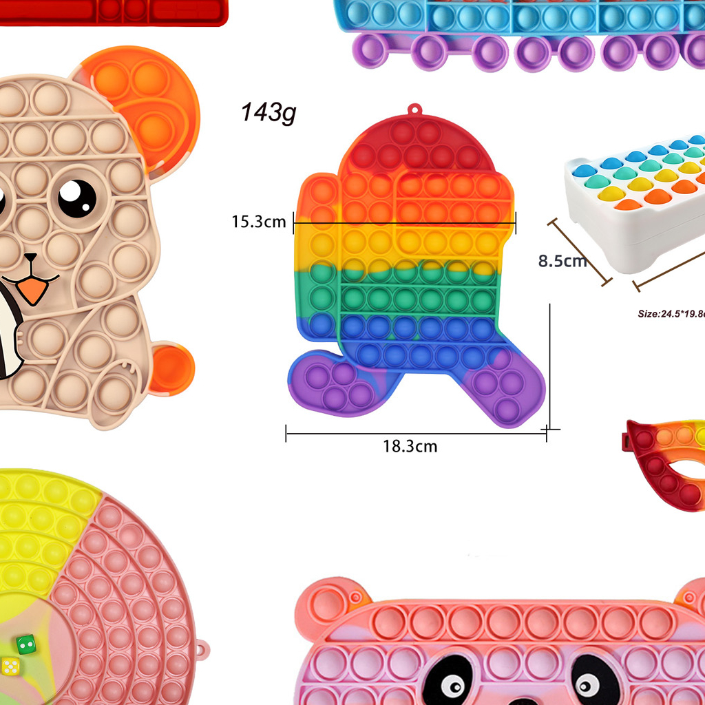 20/30cm Big size Pop It Fidget ToysPush Bubble Partent-Chilr ...