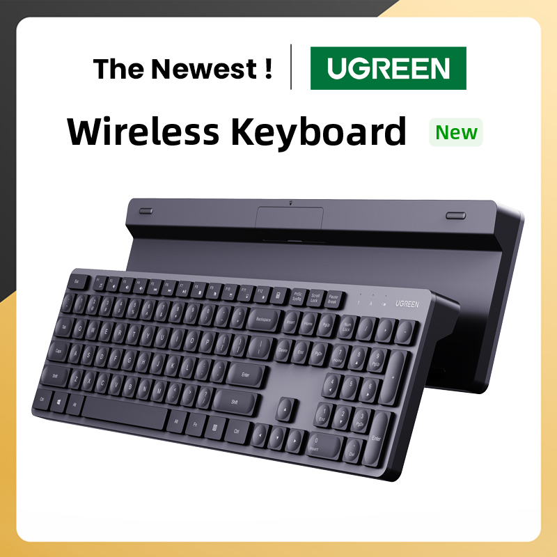 UGREEN Keyboard Wireless Bluetooth 5.0 2.4G 99 Keycaps For MacBook iPad ...