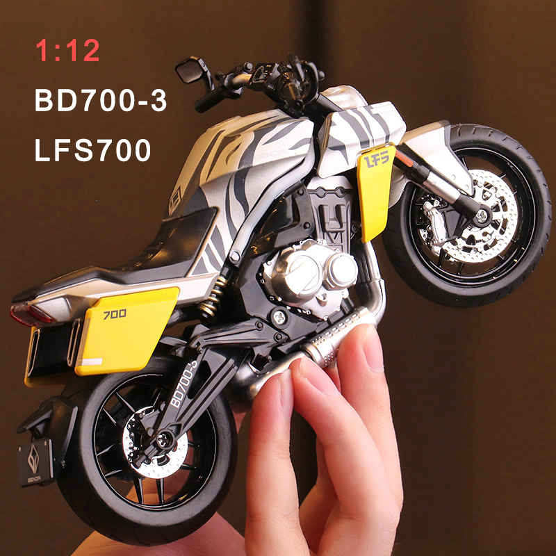 1:12 Scale BD700-3 LFS700 Alloy Diecast Motorcycle Model With Light Sound Collectible | Shopee ...