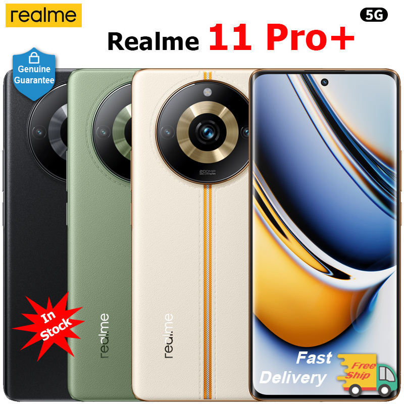 Original New Brand Realme 11 Pro Plus 5G mobile phone Dimensity 7050 6.7 AMOLED 200MP Camera ...