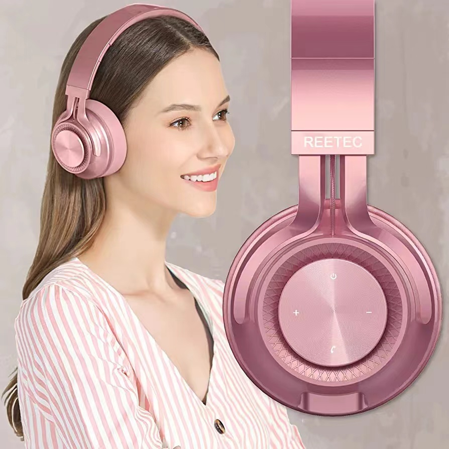 REETEC Wireless Bluetooth Headphones Over-Ear - [40 Hrs Playing Time ...