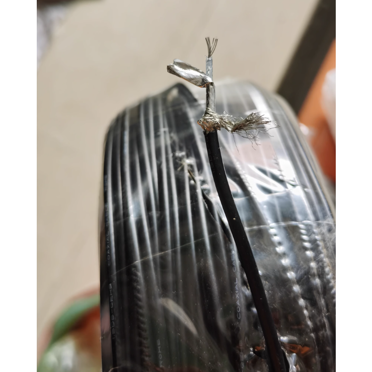 10meter single core multi-strand tinned copper shielded wire, Outer ...