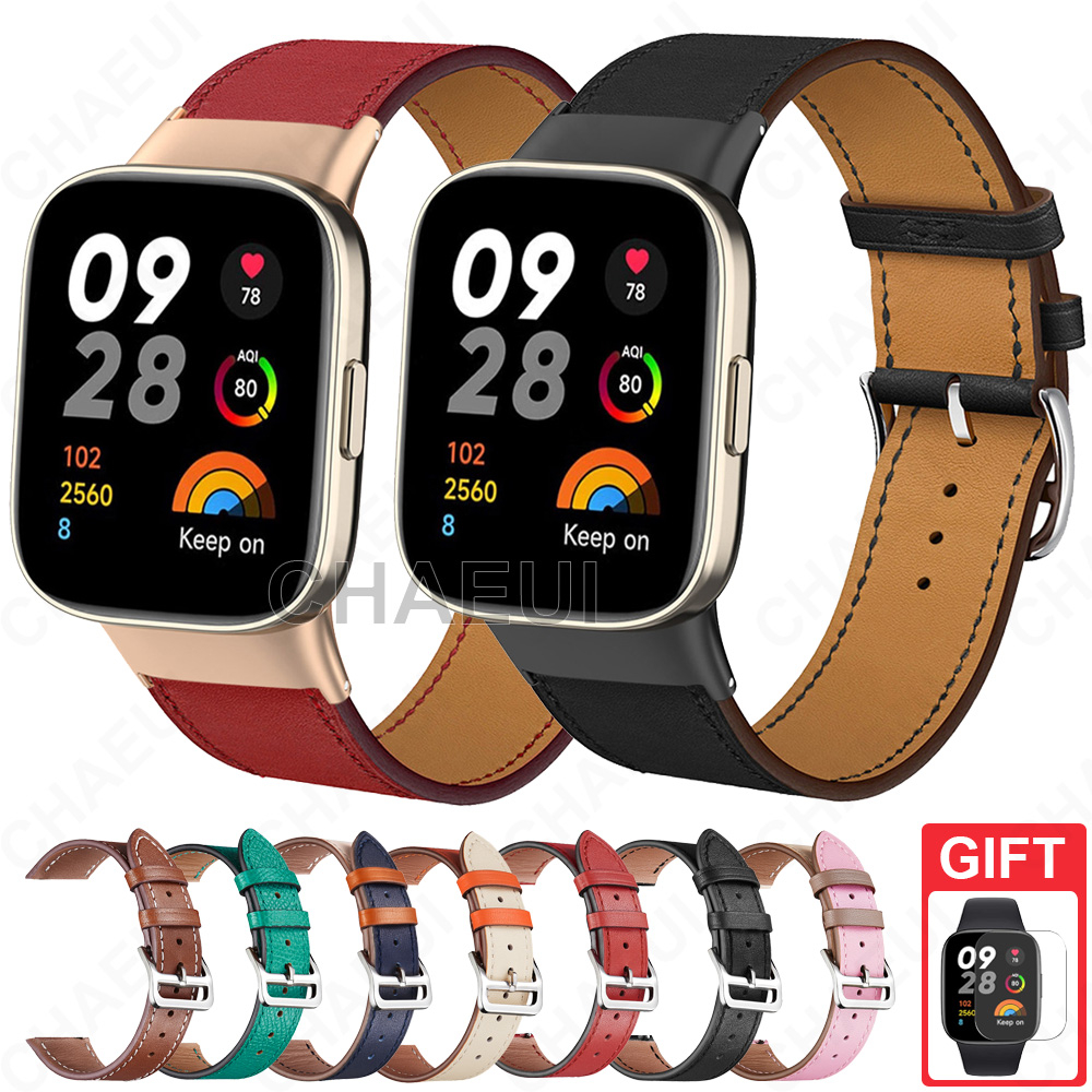 Leather Strap Band Accessories Bracelet for Redmi Watch 4 3 Active ...