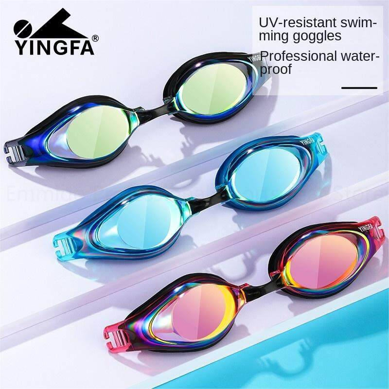 YINGFA Swimming Goggles UV Resistant Racing Professional Waterproof HD ...