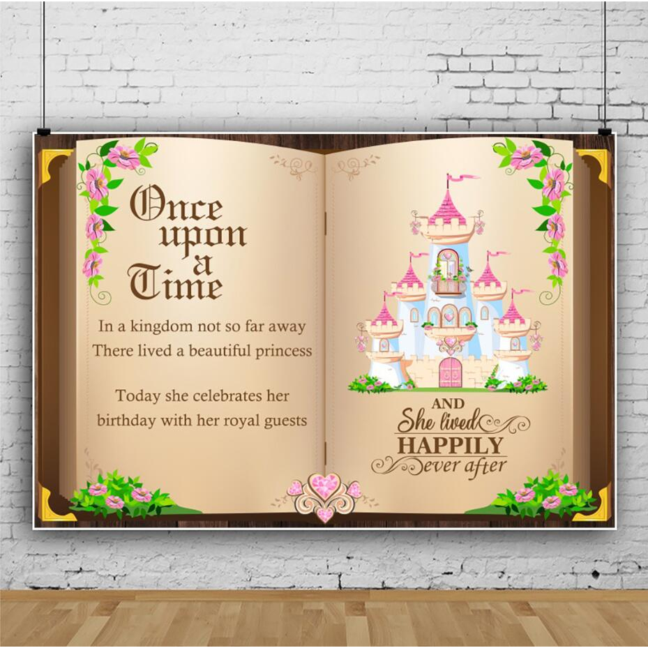 6x4ft Magic Castle Photography Backdrop Fairy Tale Book Castle ...