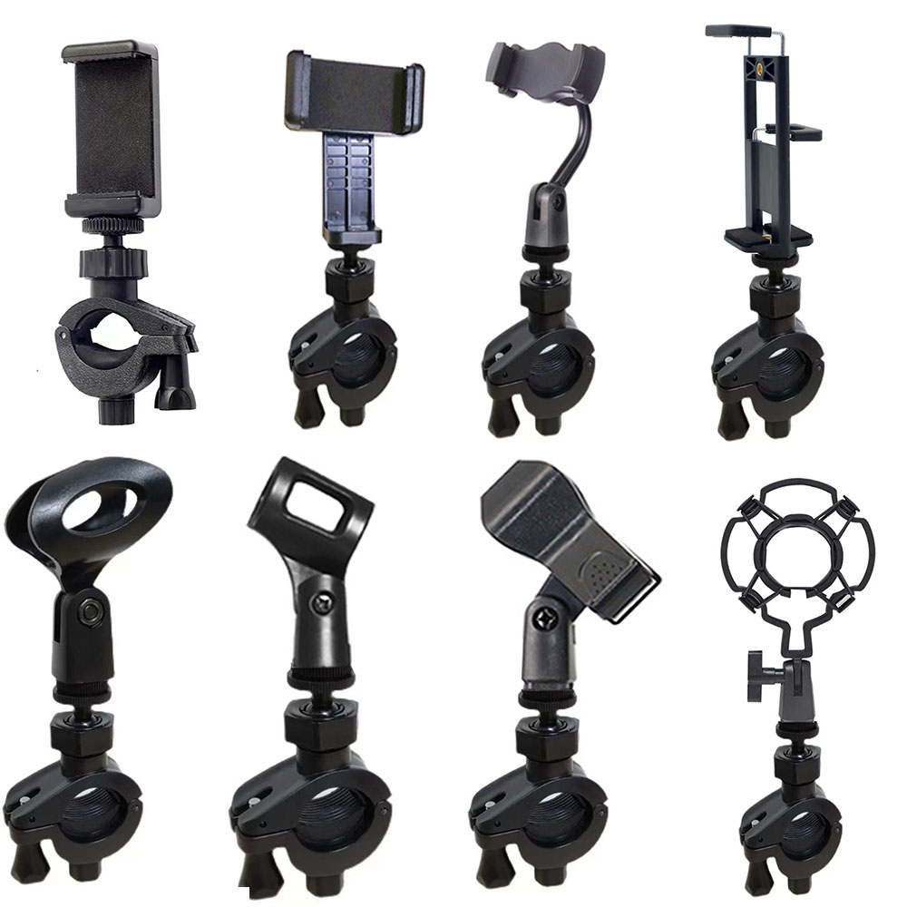 Cell phone live bracket multi-camera clip head tripod tube rod ...