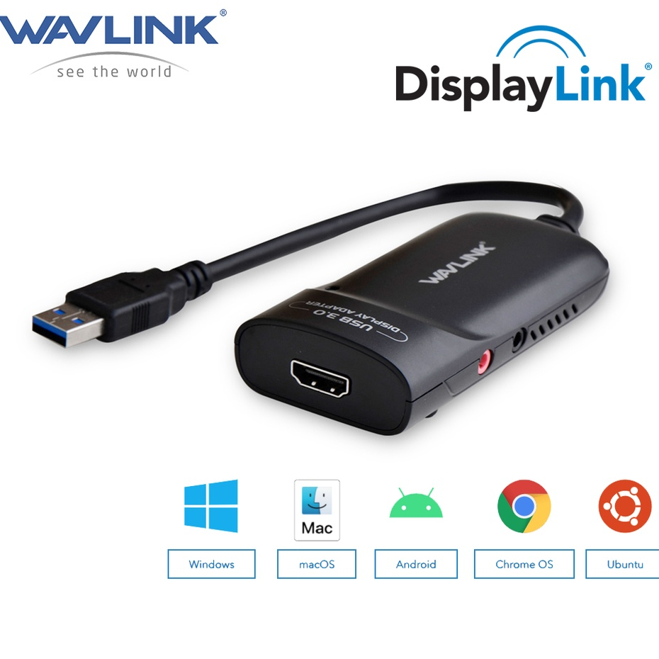 Wavlink USB 3.0 To HDMI Video Graphic Adapter Monitor Display Link for ...