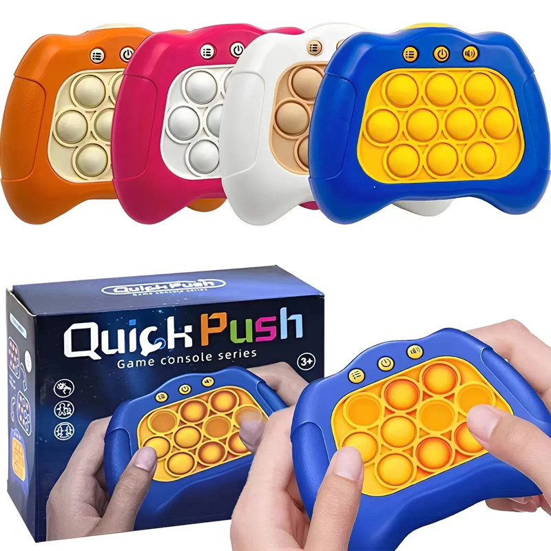 Silicone Rainbow Pop It Pro Fidget Toy Foxmind for Child Educational ...