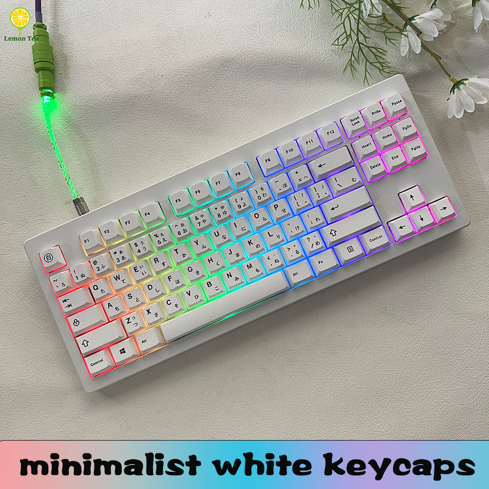 Minimalist white / DOST / Mario /cool kids-R2 / Honor keycaps PBT ...