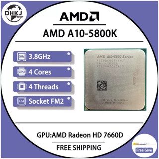AMD A10-Series A10 5800K A10 5800 Quad-Core CPU Processor AD580KWOA44HJ/AD580BWOA44HJ 0Socket ...