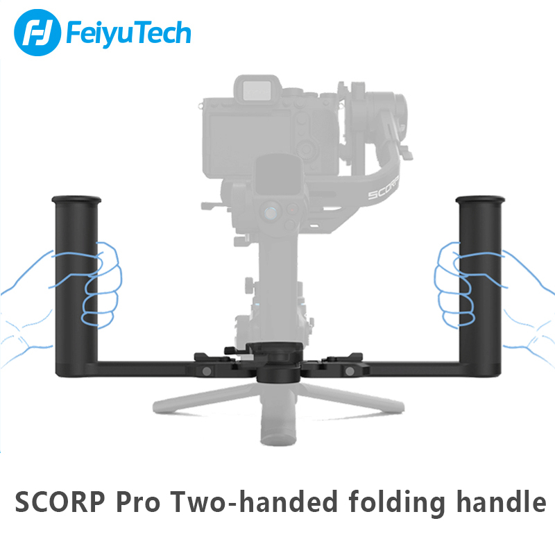 FeiyuTech Feiyu SCORP Pro 3-Axis Gimbal Stabilizer Dual handheld Grip 10.6lb load Detachable ...