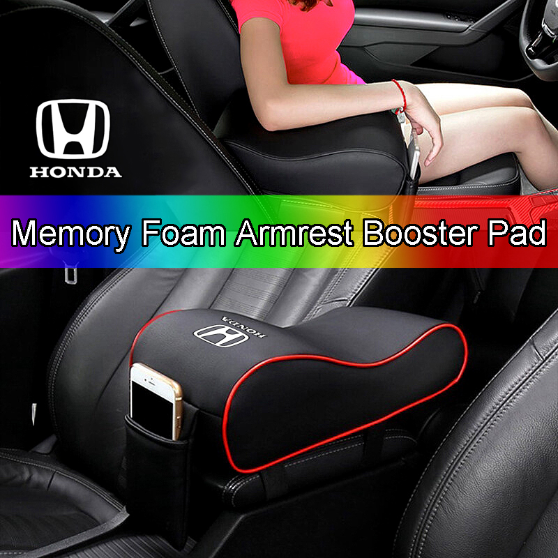 Upgraded Universal Car Central Armrest Box Microfiber Leather Memory ...