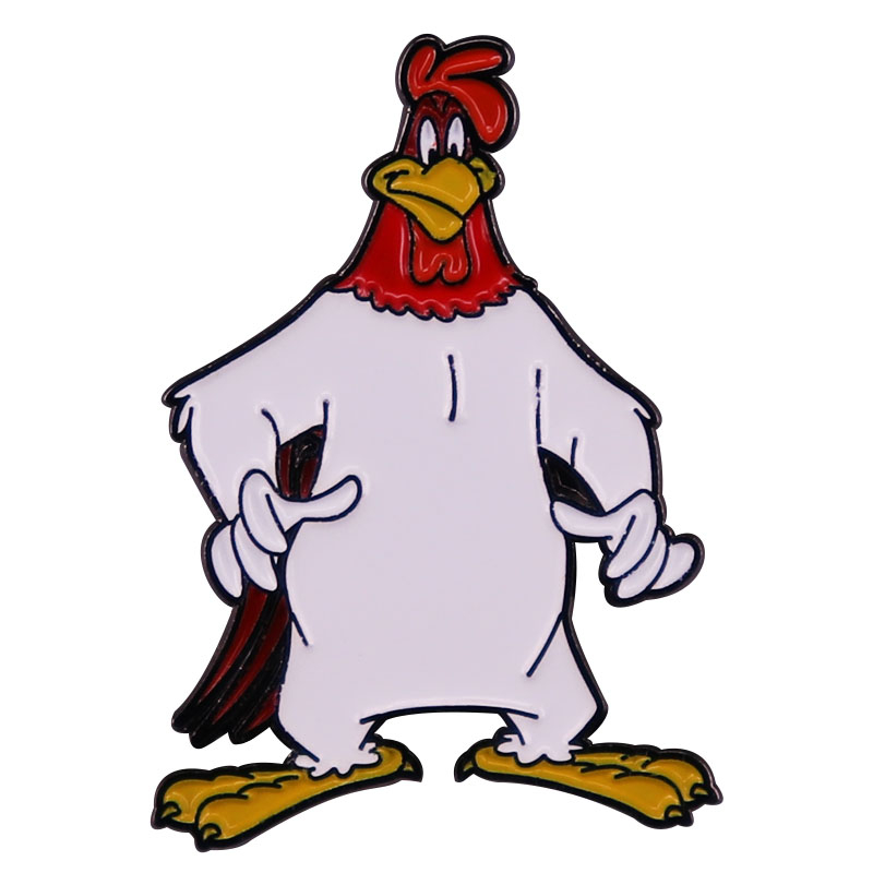 Foghorn Leghorn Hard Enamel Pin Looney Tunes Nostalgic Animated Badge ...
