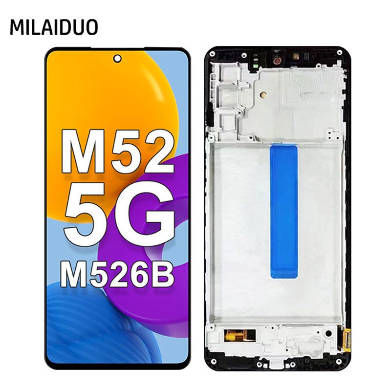 AMOLED LCD For Samsung Galaxy M52 5G M526 M526B LCD Display Touch ...