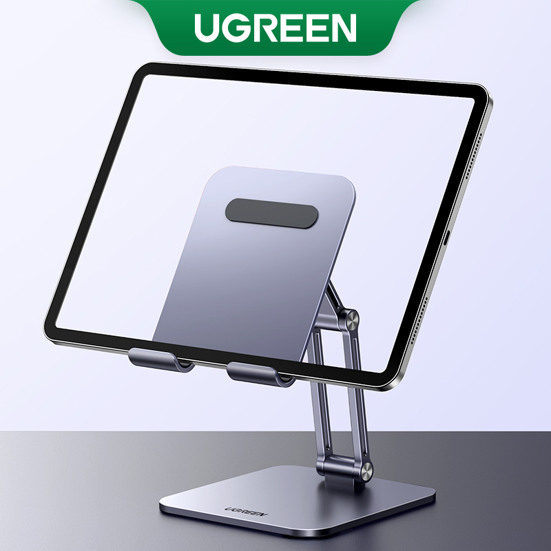 UGREEN Aluminum Foldable Tablet Stand With Multi Angle Adjustment For ...