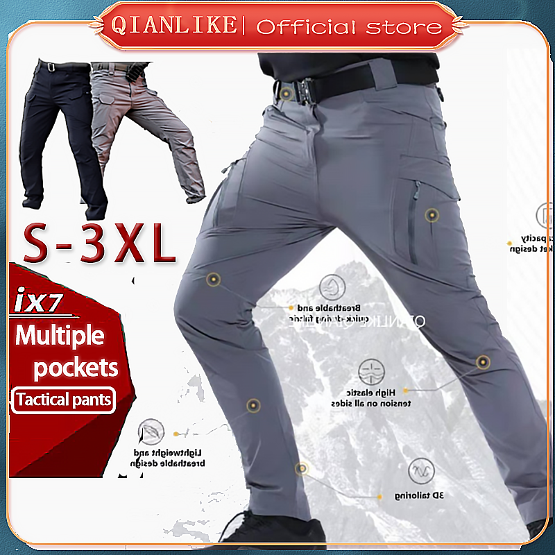 Waterproof Quick Dry Thin Pants for Men Ix7 Army Tactical Pants Multi ...