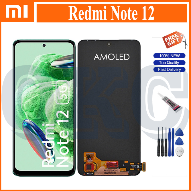 AMOLED LCD Display For Redmi Note 12 5G LCD Display Touch Screen ...