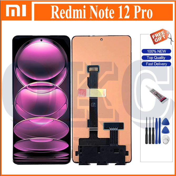 Original AMOLED For Redmi Note 12 Pro LCD Display Touch Screen ...