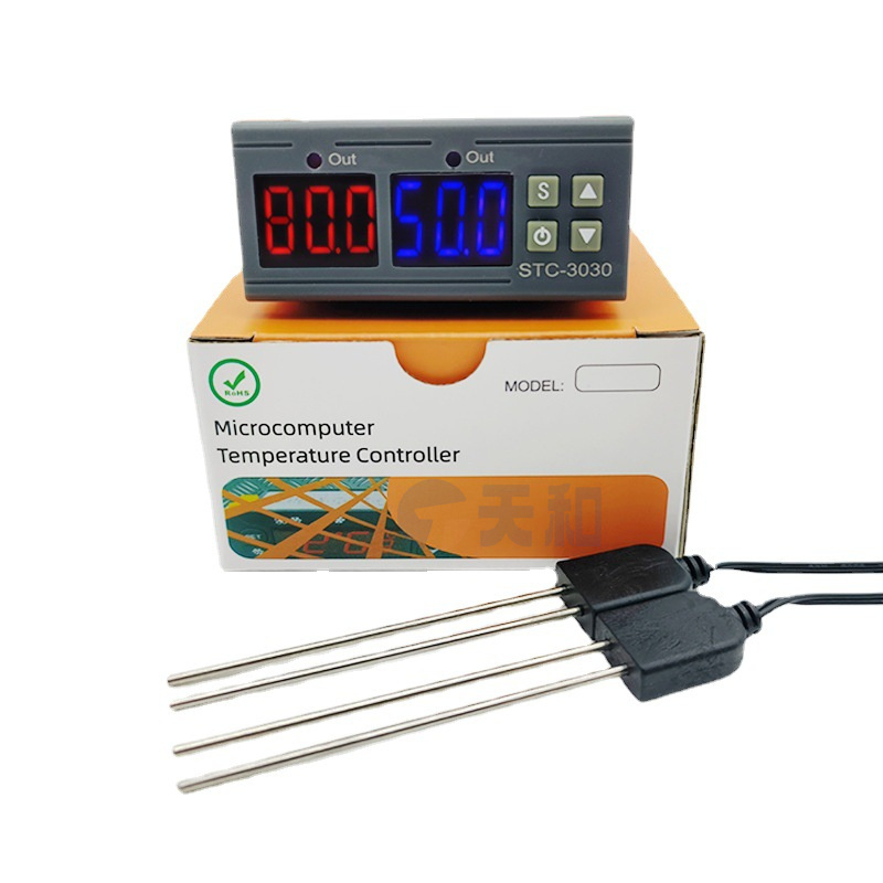STC-3030 Soil Moisture monitor Greenhouse Soil Temperature and humidity ...