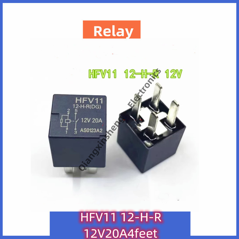 Mini Electronic Relay HFV11 12-H-R 12V 20A 4-Pin Car Relay | Shopee ...