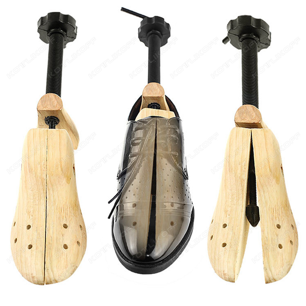 Wooden Shoe Stretcher Shoes Tree Shaper Rack Pine Wood Shoe Tree ...