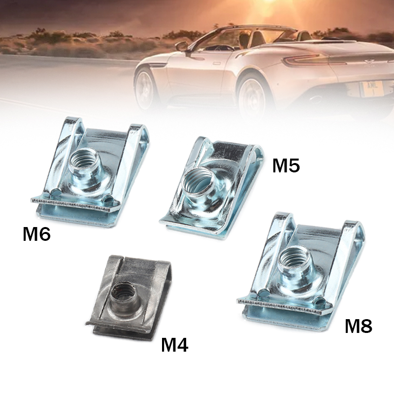 M4/M5/M6/M8 Car Nuts Speed Clip Fastener Assorted Kits 304 Stainless ...