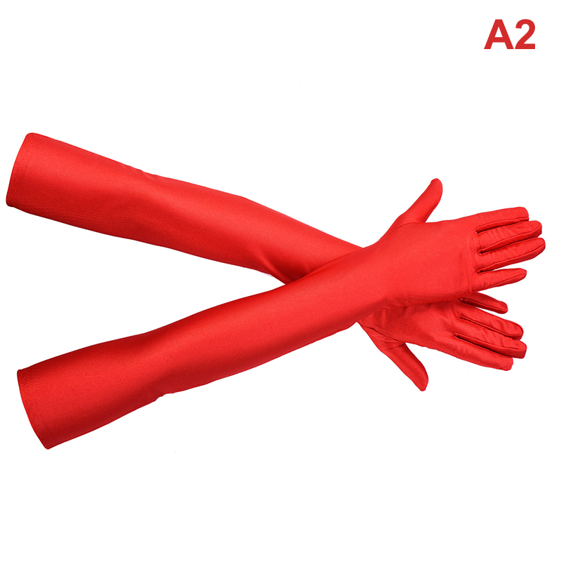 Black White Red Long Mesh Gloves With Rhinestones Hollow Fishing Net ...