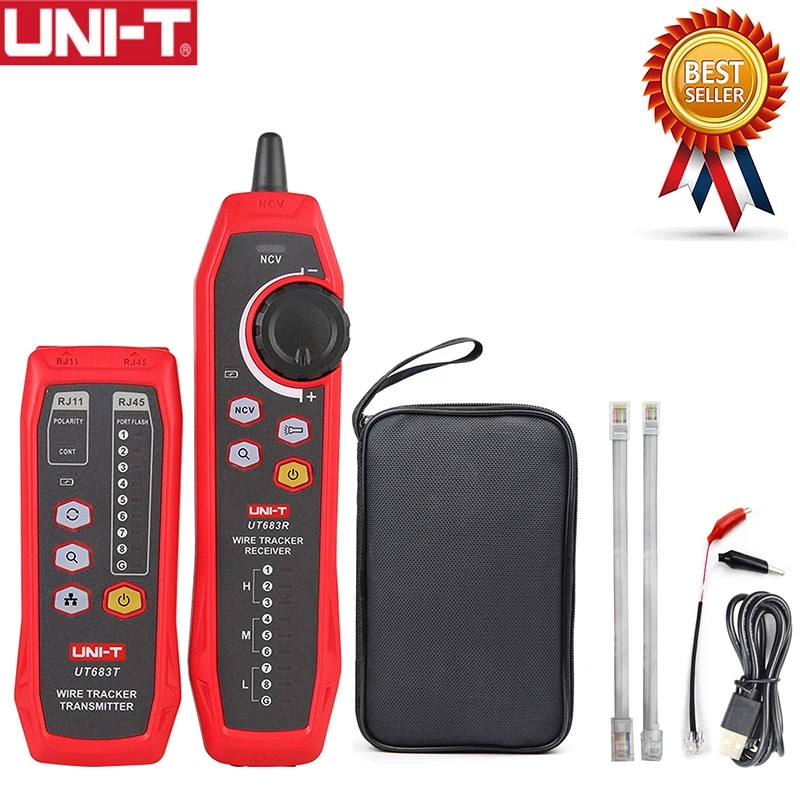 UNI-T UT683KIT Lan Tester Network Wire Tracer Cable Tracker RJ45 RJ11 ...