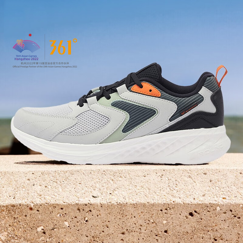 361 Degrees Men Running Shoes Mesh Breathable Soft Rebound Shock Absorption 572232216 | Shopee ...